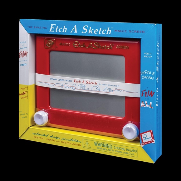 Etch A Sketch | Toys | Toy Etchasketch Class Red Drawing Toy With Magic ...